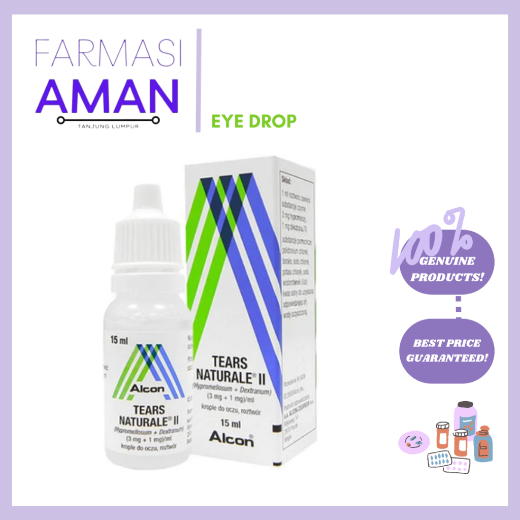 Alcon Tears Naturale II Artificial Tears 15ml | Shopee Malaysia