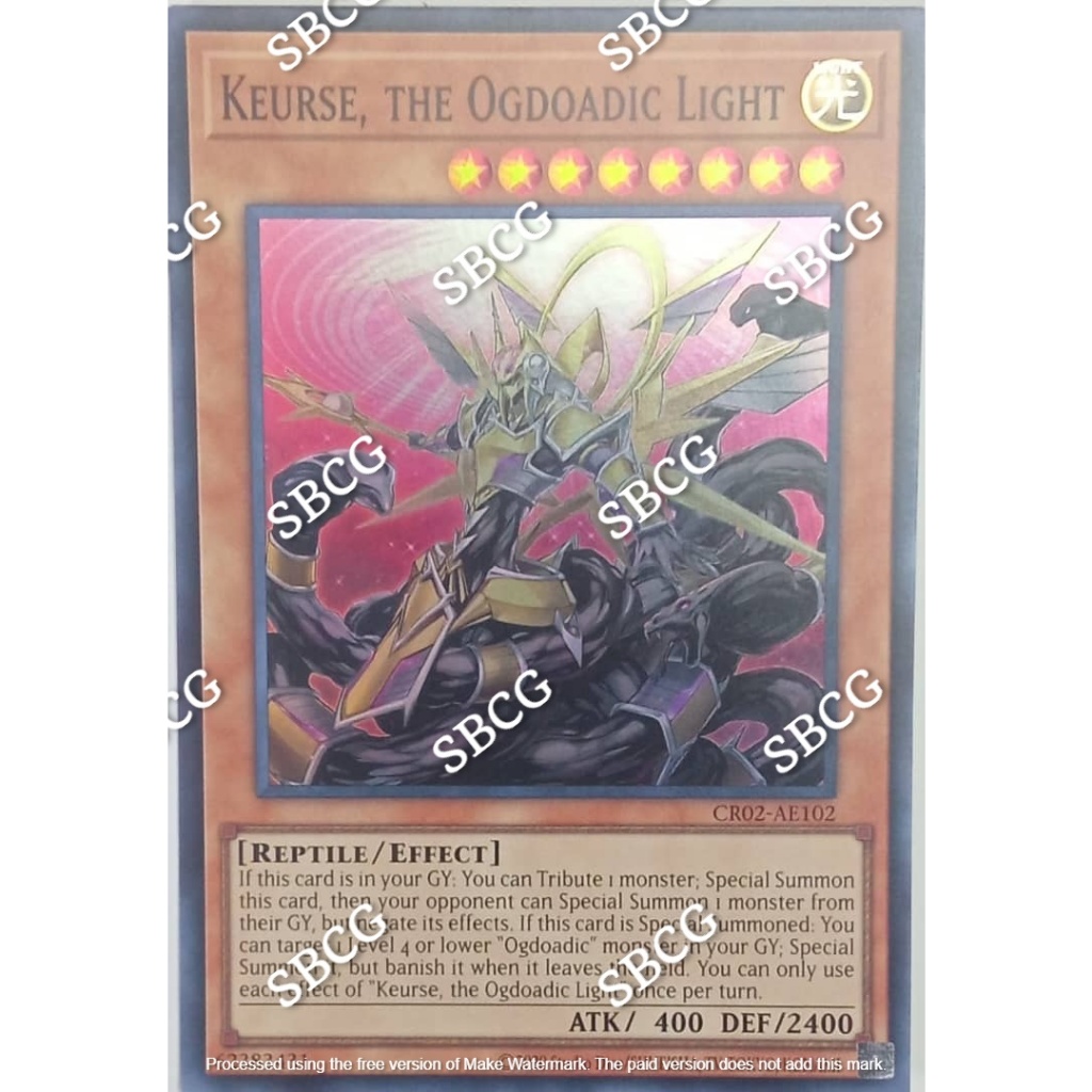 Creation Pack 02 "Keurse, the Ogdoadic Light" ( CR02-AE102 ) | Shopee ...
