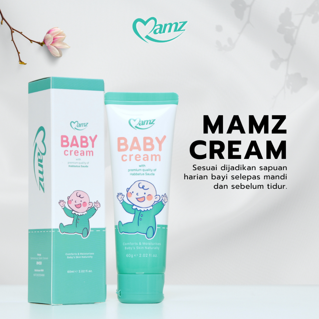 🔥MAMZ Cream🔥 batuk selsema ruam ekzime bayi | Shopee Malaysia