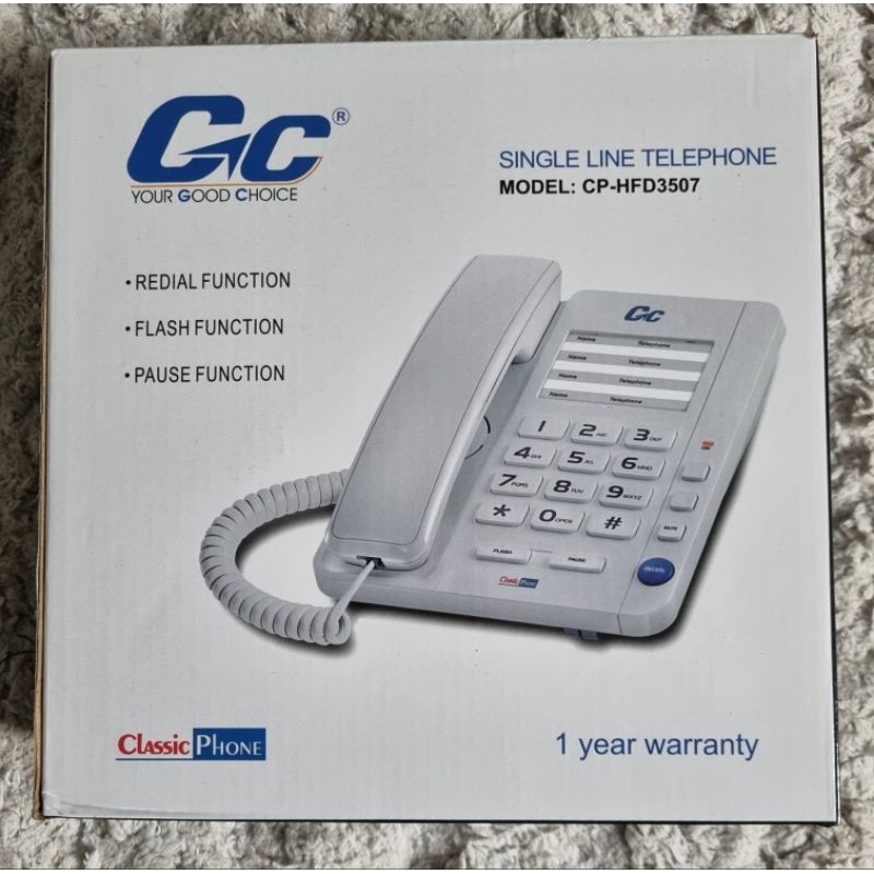 GC Telephone Set CP-HFD3507 | Shopee Malaysia