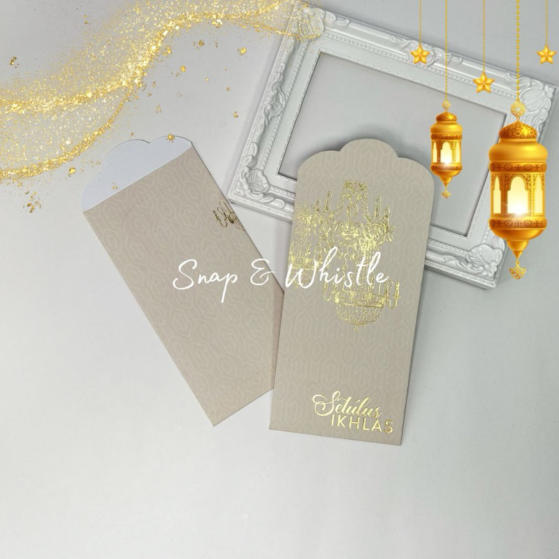 [NEW] 2025 Premium Sampul Raya 5pcs/pack Gold Exclusive Setulus Ikhlas ...