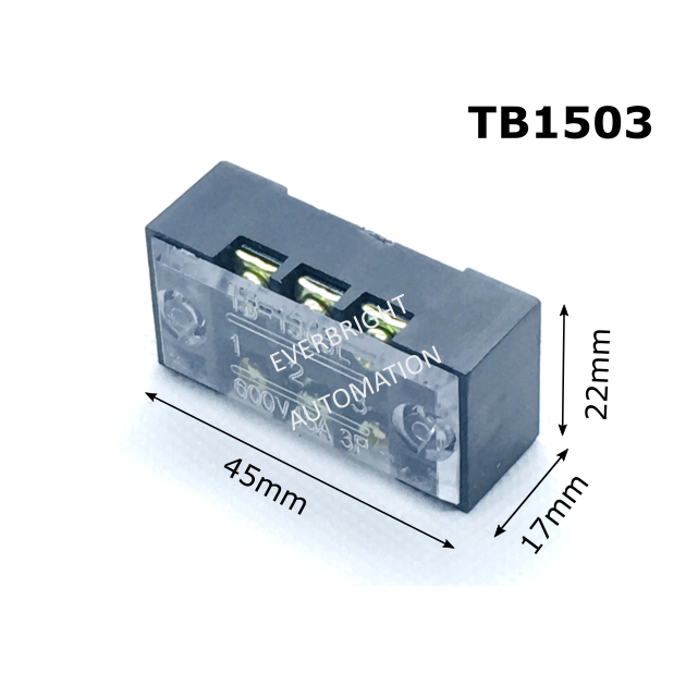 TB1503 TB2503 TB15-3 TB25-3 TB15 TB25 Fixed Barrier Terminal Block ...