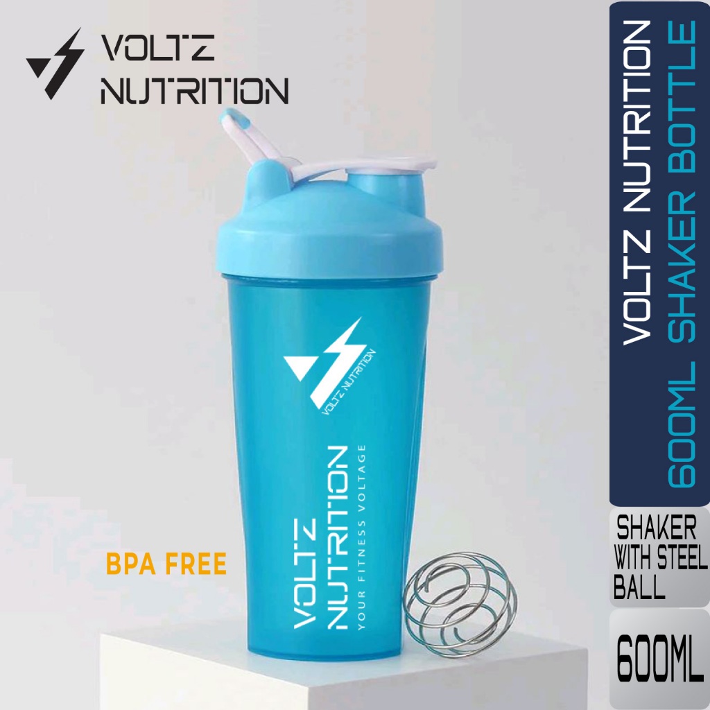 [VOLTZ SHAKER] 600ML BPA FREE SHAKER WITH STEEL BALL | Shopee Malaysia