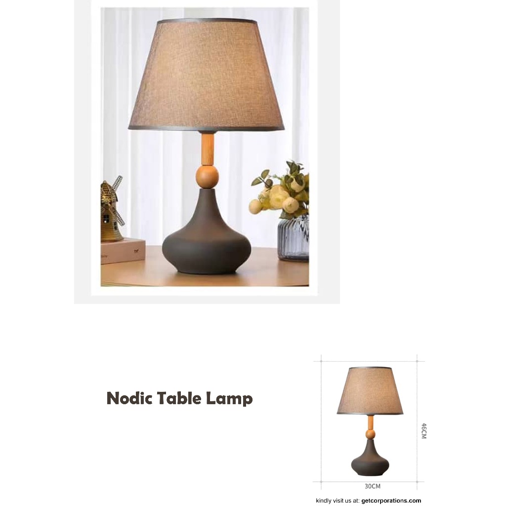 Home Ideas Elite Nodic Modern Craft Table Table Lamp (E17) | Shopee ...
