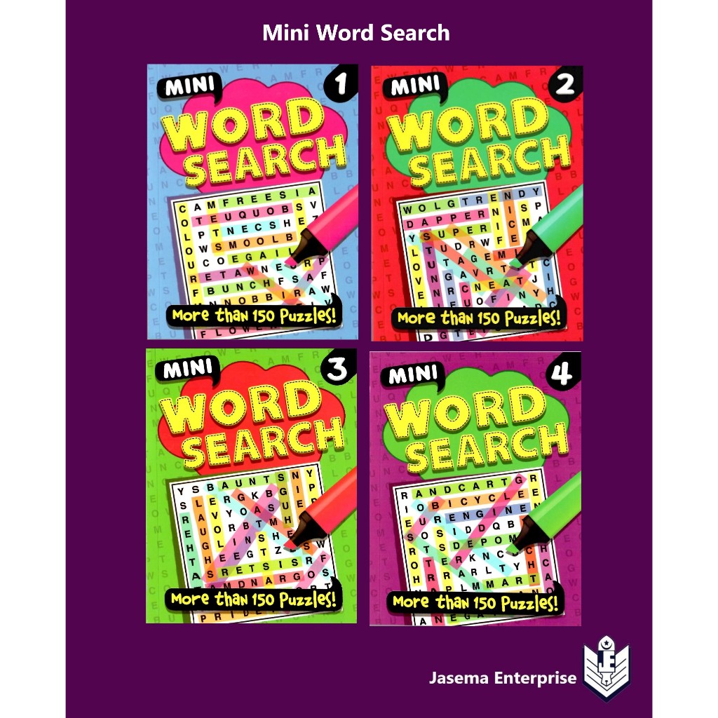 Mini Word Search Book 1.2.3.4 (Mind to Mind) | Shopee Malaysia