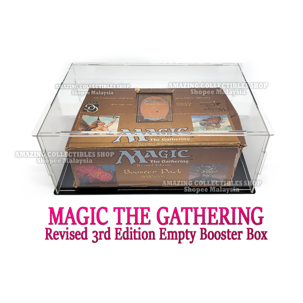 Magic The Gathering Revised Edition Booster Box 1994 EMPTY Vintage ...