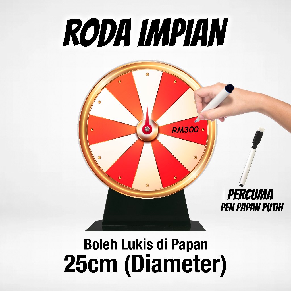 Wheel of fortune game/spin wheel/Lucky Wheel/roda impian/ roda putar ...
