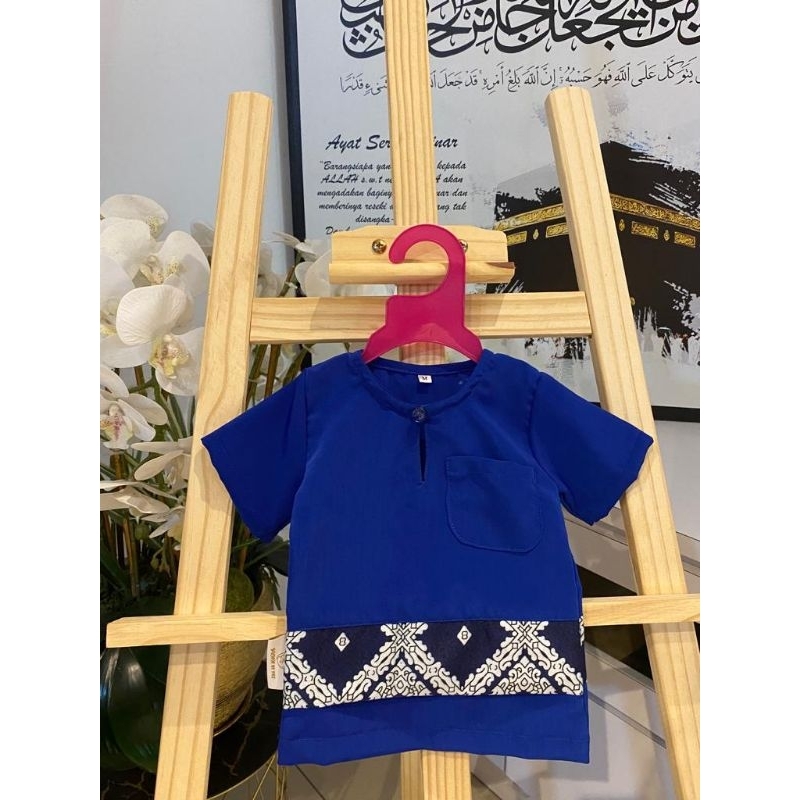 [Raya] Baju Melayu Royal Blue Kucing Jantan Raya Biru Pekat | Shopee ...