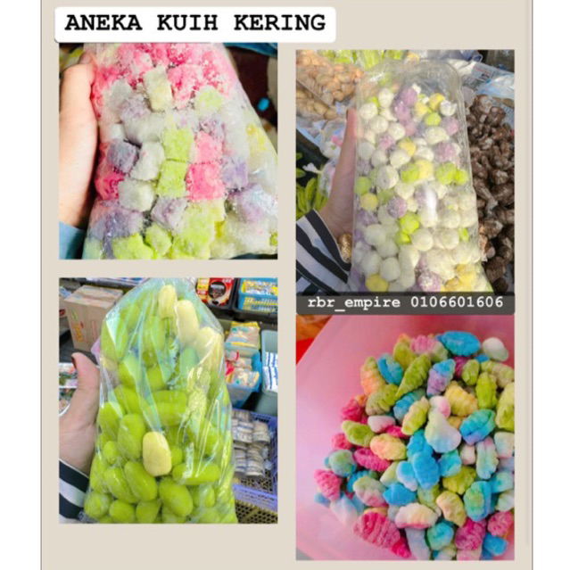 500G ANEKA KUIH KERING LOKCONG | ULAT KEKEK,BUTIR NANGKA,SAGGUPAL ...