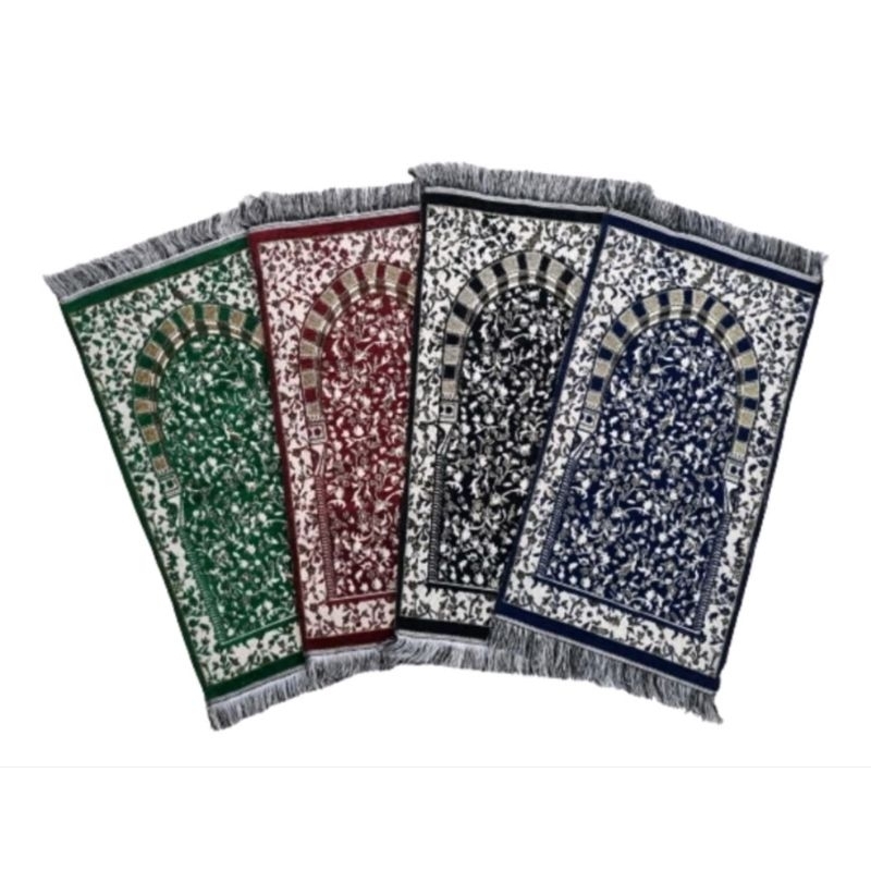SEJADAH MUKA CHENILE EXCLUSIVE RAUDAH DESIGN (35x65cm) | Shopee Malaysia