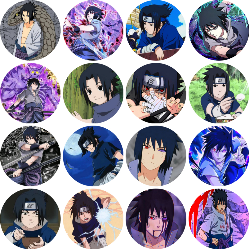 Naruto Shippuden Sasuke Uchiha Button Badge 58mm | Shopee Malaysia