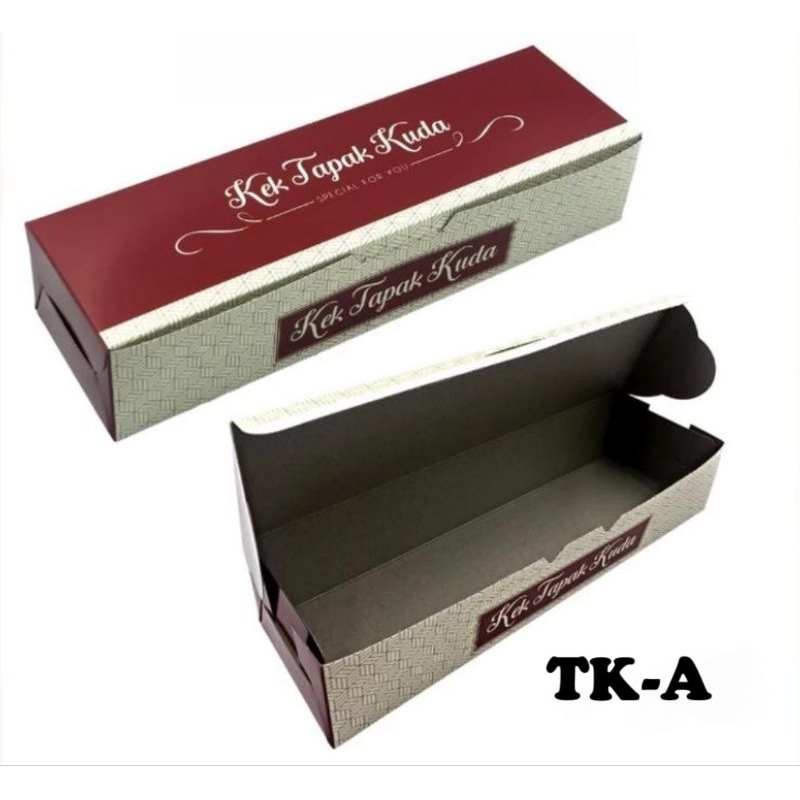 READY STOCK! KOTAK Kek Tapak Kuda 10*3*2 inch/Kek Roll/Kek Lapis ...