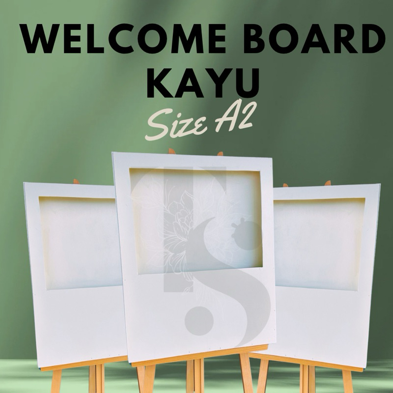 Window Welcome Board kayu saiz A2 (Kosong) | Shopee Malaysia