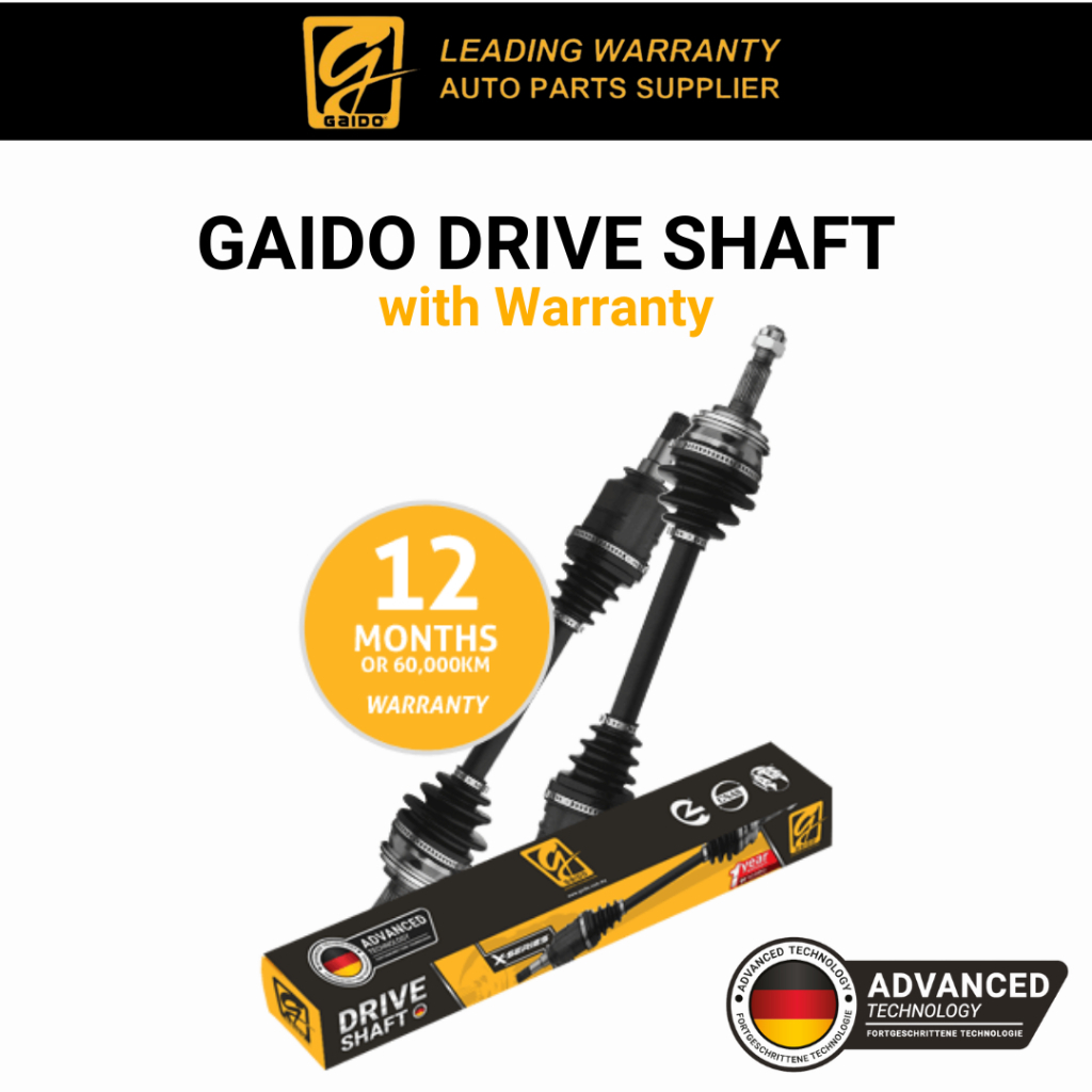 GAIDO X-Series Drive Shaft [Pair] - Honda Civic SO4 1.6L D16A SOHC ...
