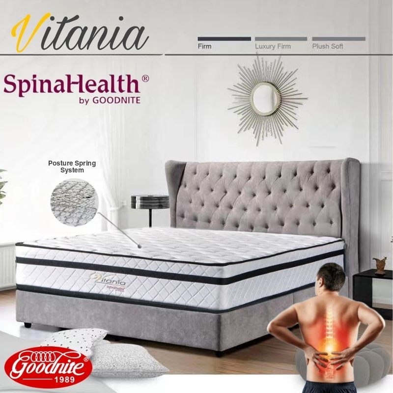 TILAM QUEEN-SPINAHEALTH BY GOODNITE 11'' Posture Spring Mattress ...