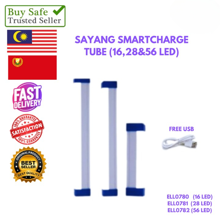 SAYANG SMARTCHARGE TUBE (16,28&56 LED) | Shopee Malaysia