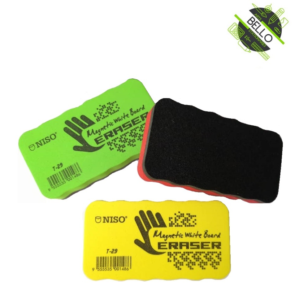 Niso Magnetic Whiteboard Duster T-29 ( RANDOM COLOR ) | Shopee Malaysia