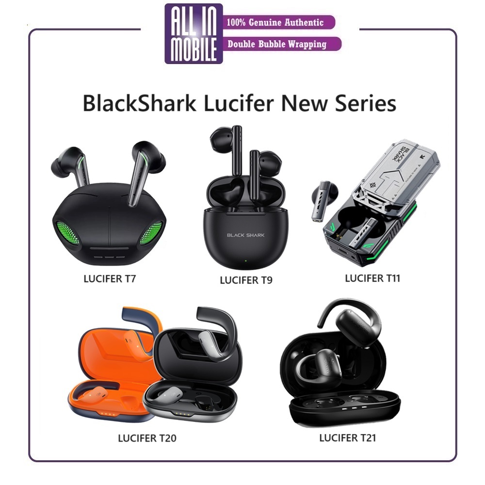 [MY] Black Shark Lucifer Series T7 | T9 | T11 | T20 | T21 Wireless Earbuds - 1 Year Warranty ...