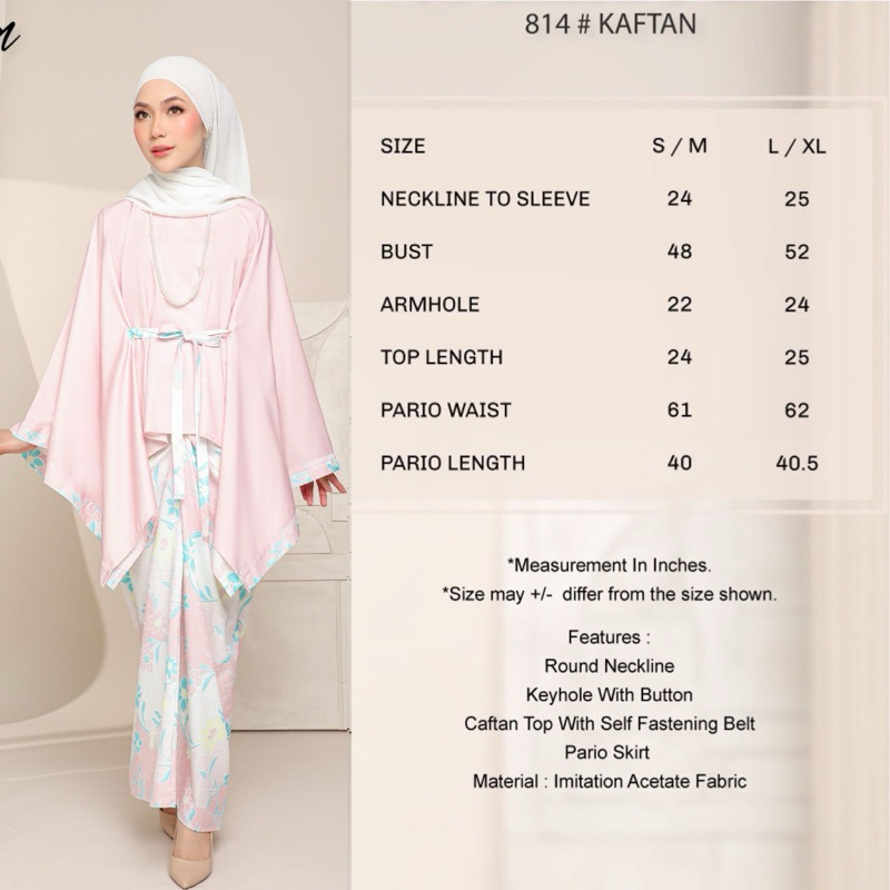 (S-XL) PINK / PEACH / DUSTY PINK TEMA BAJU KURUNG DRESS BRIDESMAID ...