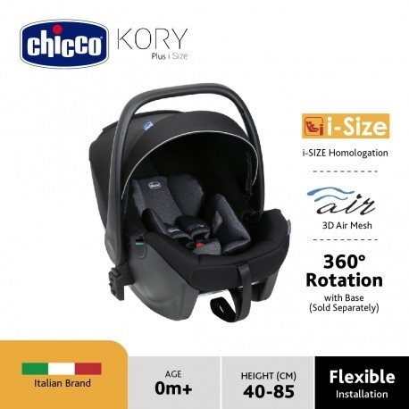 Chicco Kory Plus Air I-Size Infant Carrier Car Seat (1 to 1 crashed ...