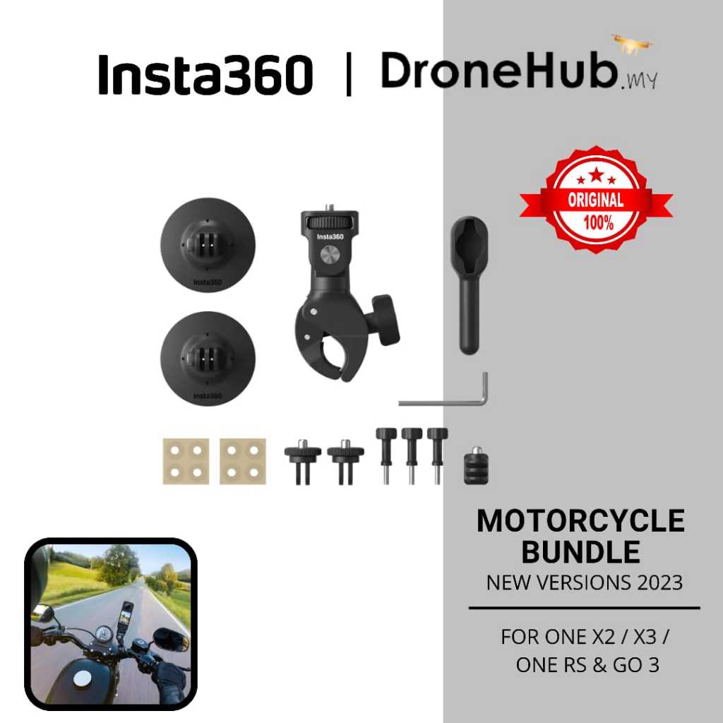 Insta360 Motorcycle Bundle (New Version) | Shopee Malaysia