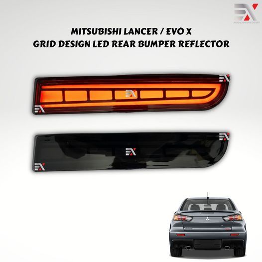 MITSUBISHI LANCER REAR BUMPER REFLECTOR - GRID DESIGN | Shopee Malaysia