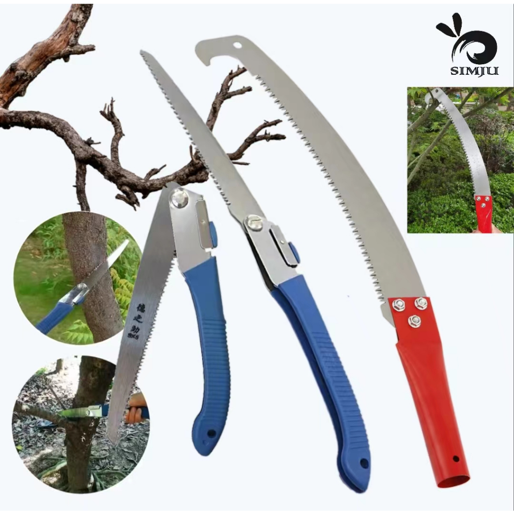Pruning Saw Garden Saw Safety Lock Portable Garden Manual Pull Out Saw ...