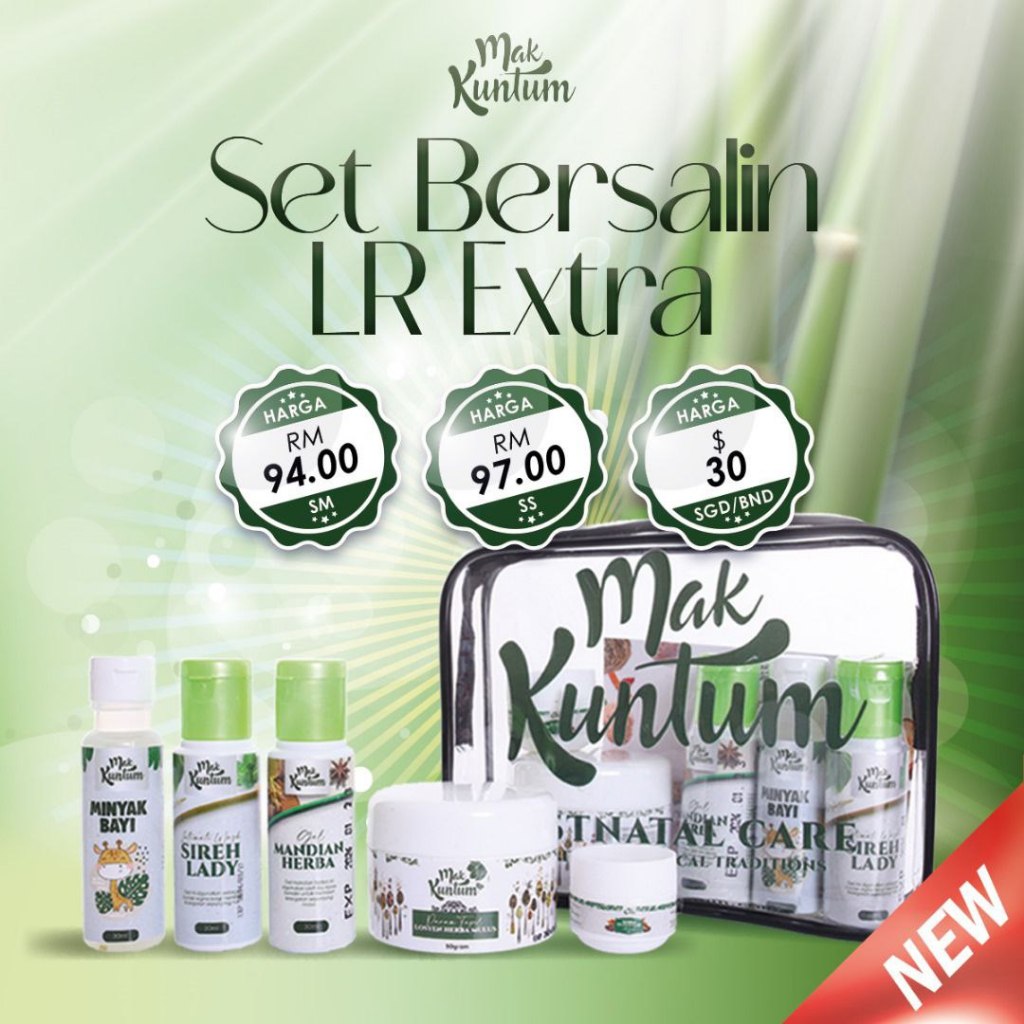 MAK KUNTUM Set Berpantang Ibu Bersalin - Labour Room Kit Extra - Param ...