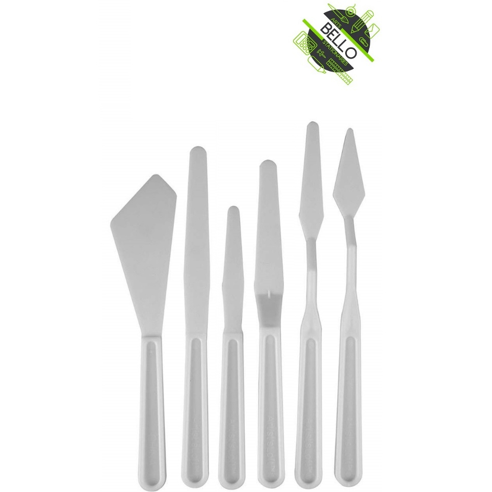 Plastic Palette Knife For Painting Mixing Tools set of 6 | Shopee Malaysia