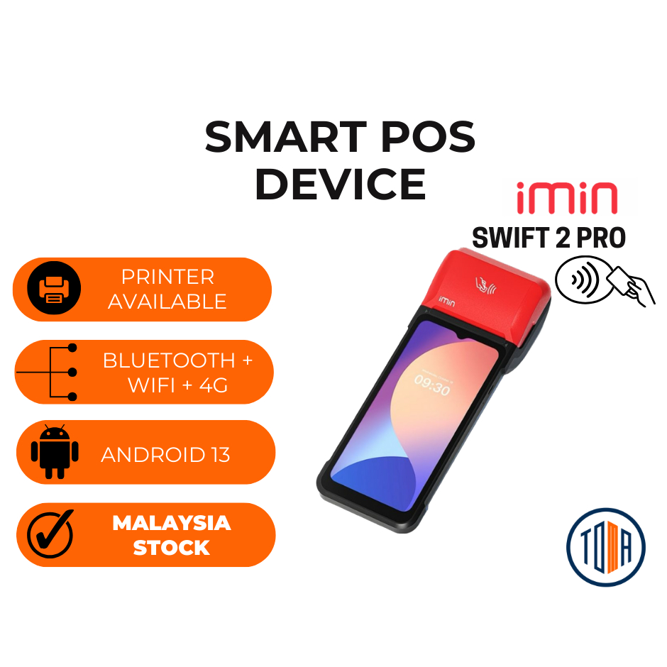 iMin Swift 2 / Swift 2 Pro WiFi Smart Mobile Terminal Handheld (2GB ...
