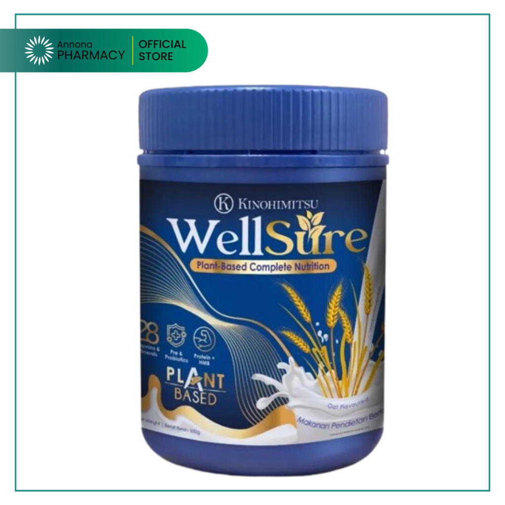 KINOHIMITSU WellSure 850g ( Plant-Based Complete Nutrition ) | Shopee ...