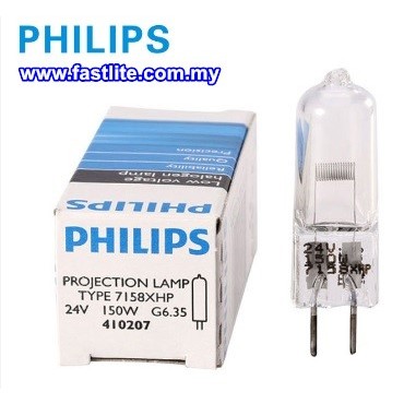 Philips 7158XHP 24V 150W G6.35 Lampu Halogen Optik | Shopee Malaysia