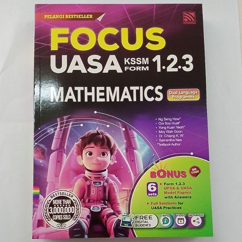 FOCUS UASA mathematics form 1.2.3 | Shopee Malaysia