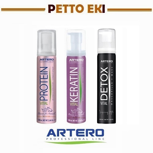 Artero Conditioner 100ml / Protein Vital / Keratin Vital / Detox Vital ...