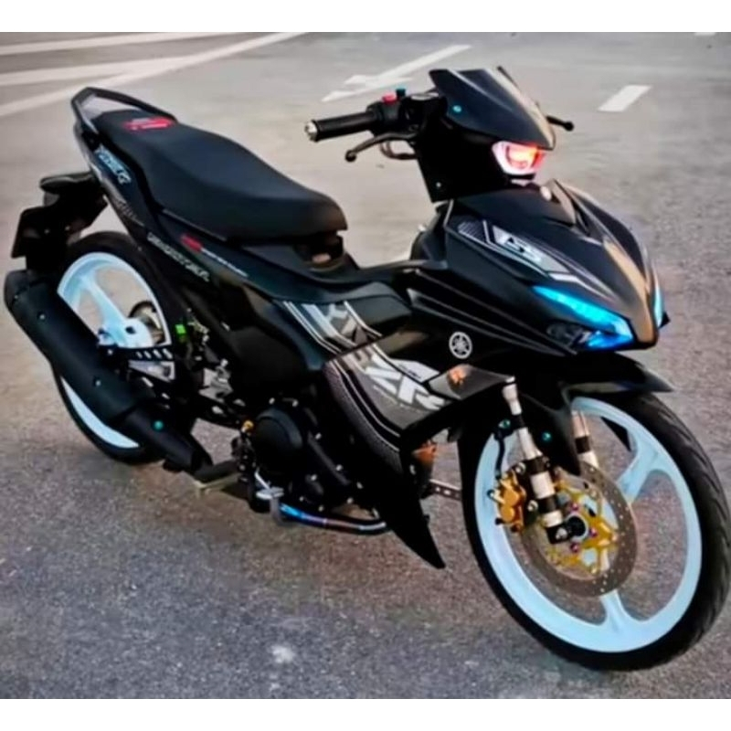 COVERSET DAN STICKER YAMAHA Y16ZR / Y16 hitam | Shopee Malaysia