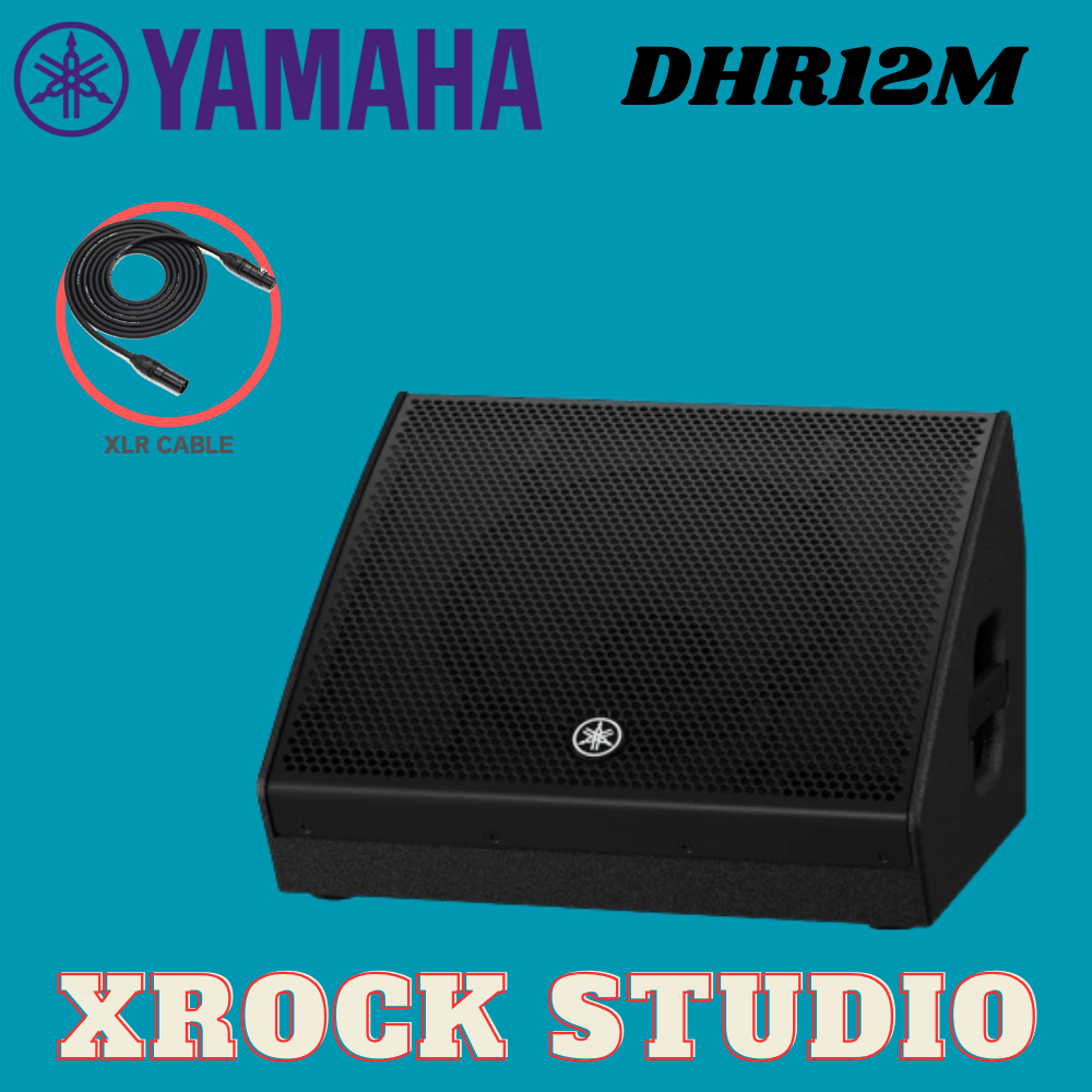 Yamaha DHR12M 1000-Watt 12" Powered Loudspeaker with FREE Mic Cable ...
