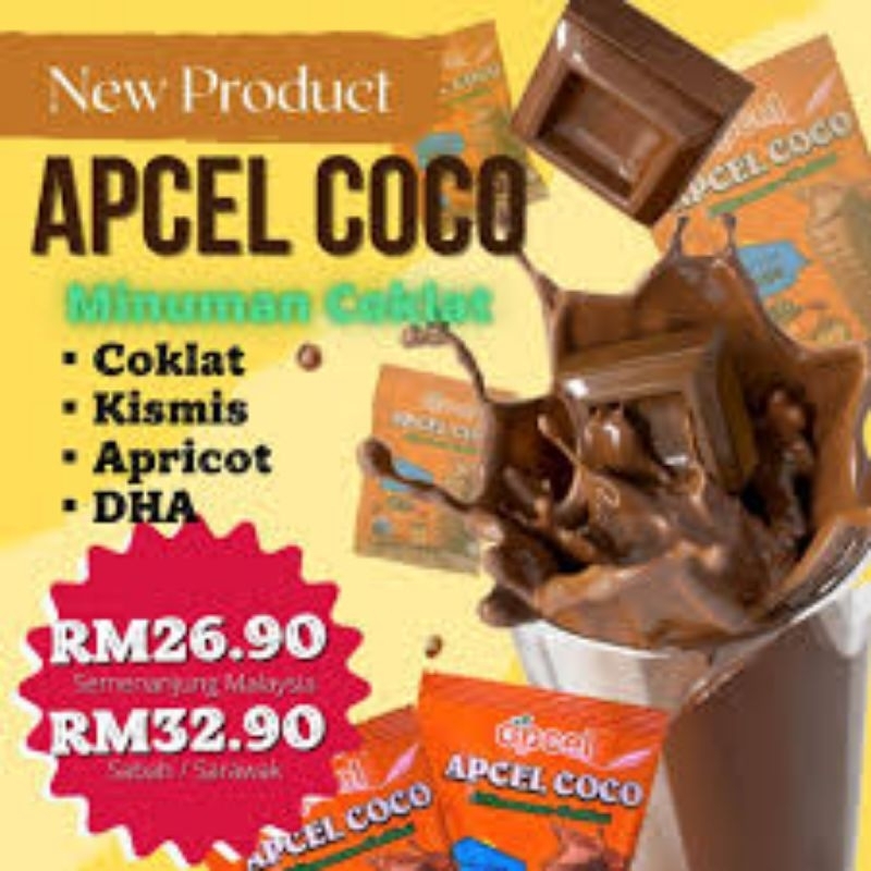 APCEL COCO / Minuman Coklat Kismis & DHA | Shopee Malaysia