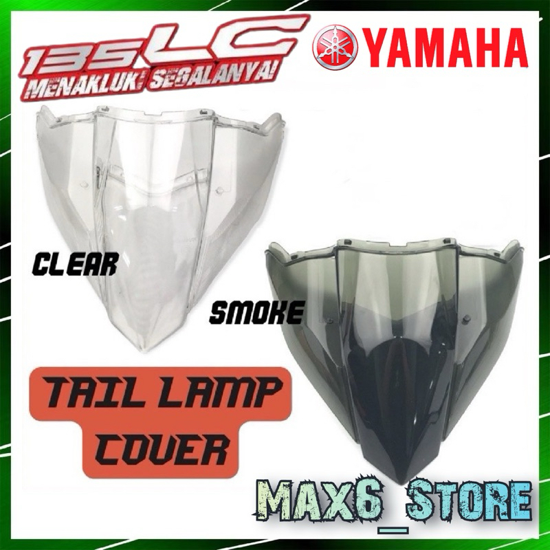 YAMAHA LC135 V2 V3 V4 V5 V6 V7 TAIL LAMP COVER LAMPU BELAKANG COVER CLEAR / TINTED SMOKE TAIL ...