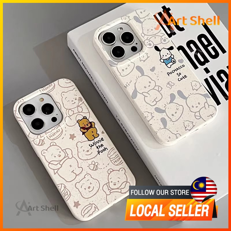 For iPhone 14 Pro max Pacha Dog Winnie the Pooh ins 13 12 11 15 8plus ...