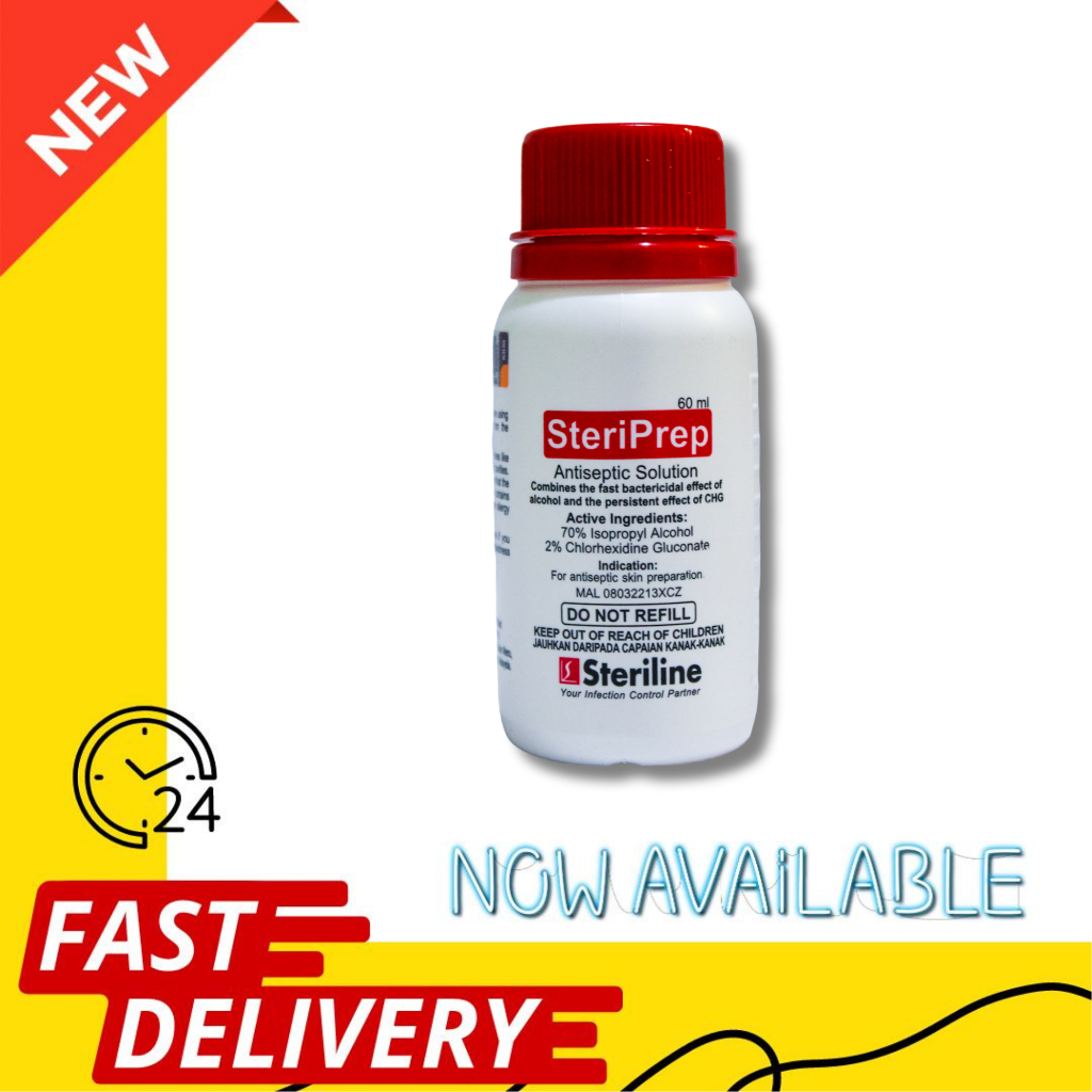 STERI PREP ANTISEPTIC SOLUTION 60ML (EXP 10/25) | Shopee Malaysia
