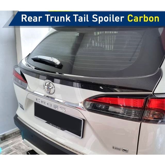 Toyota Corolla Cross 2020 2021 Trunk Boot Door Spoiler ABS Plastic ...