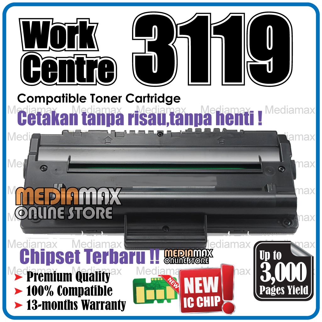 3119 WC3119 FujiXerox Fuji Xerox WorkCentre 3119 Work Centre 3119 CWAA0713 Compatible Printer ...