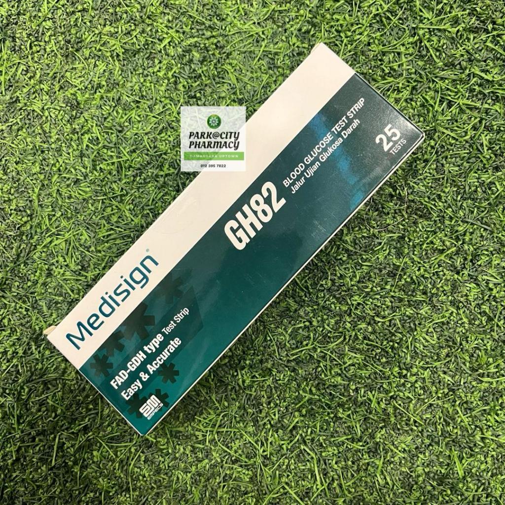 Medisign GH82 Blood Glucose Test Strips 25s 2895/Twin Pack 2 x 25s ...