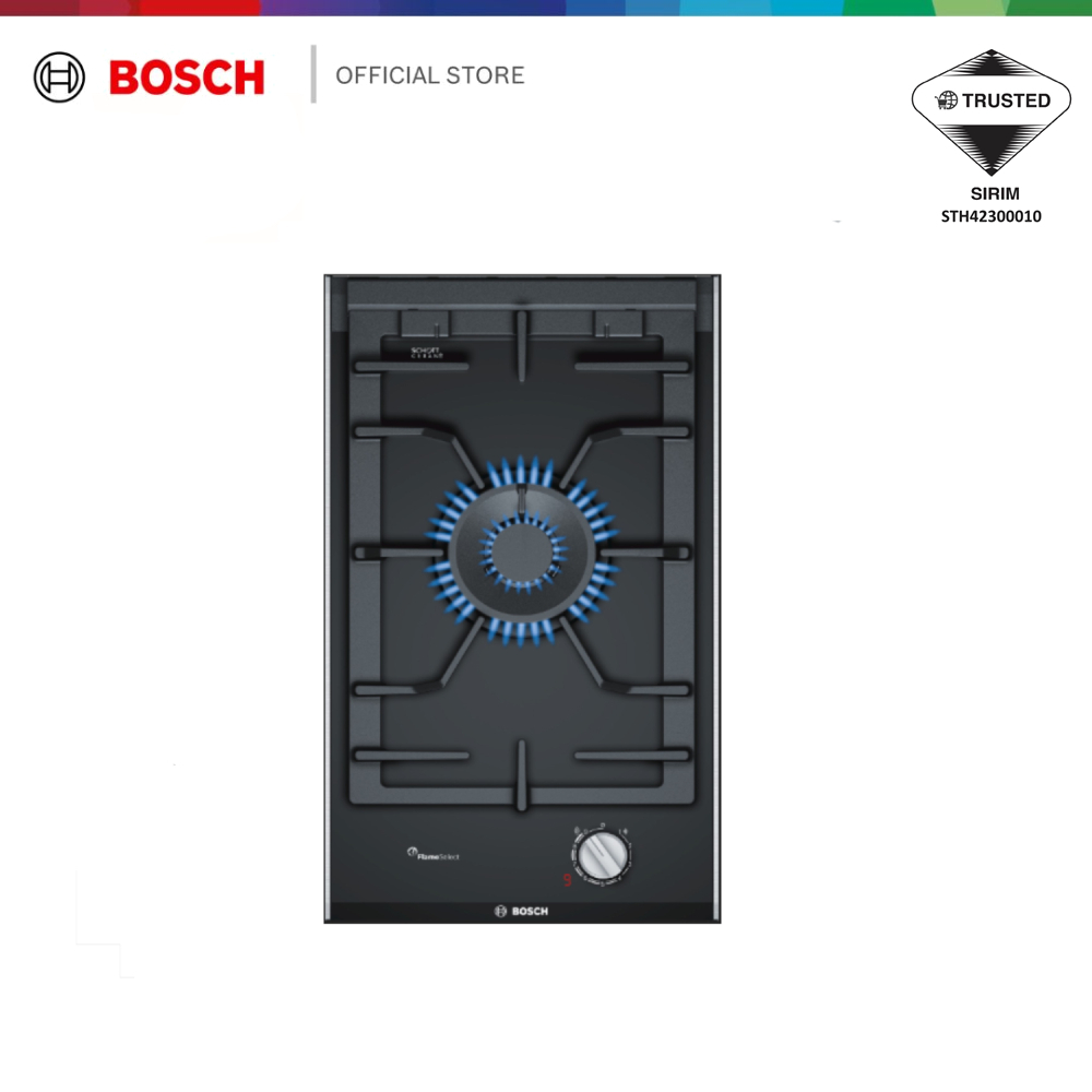 Bosch Series 8 30cm Domino Gas Hob Ceramic Glass, 6kW PRA3A6D70 ...