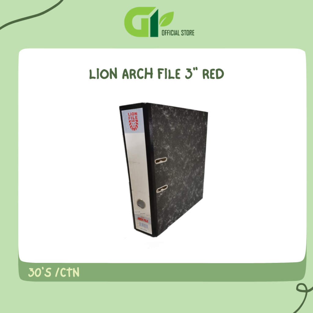 [GY Office] Lion File Lever Arch File F4 3'' / K2 Lever Arch File 8998 ...