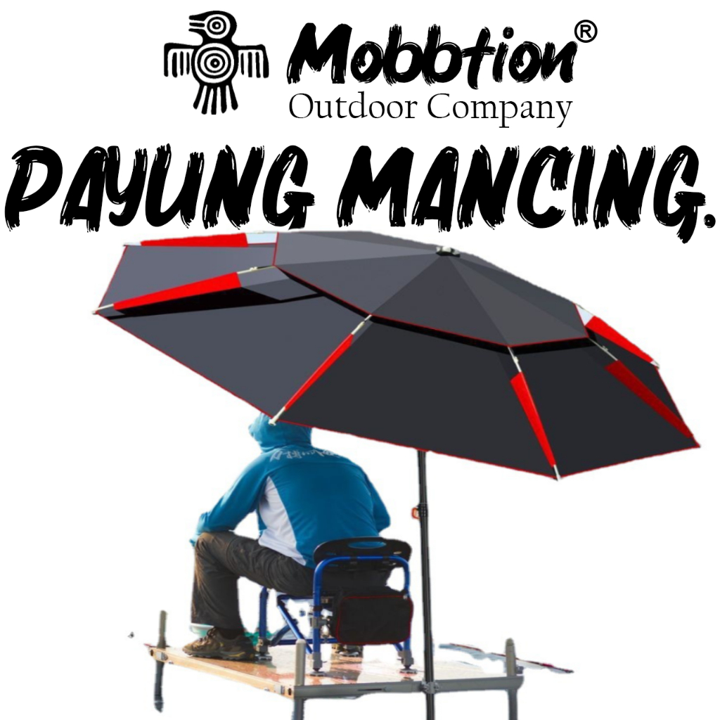 MOBBITONCAMP Big Fishing Umbrella Camping Khemah Payung Memancing Besar ...
