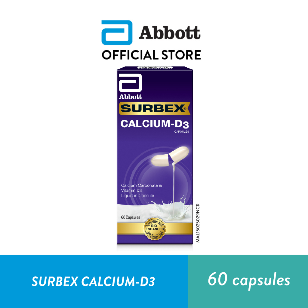 Abbott SURBEX Calcium-D3 (60's) | Shopee Malaysia