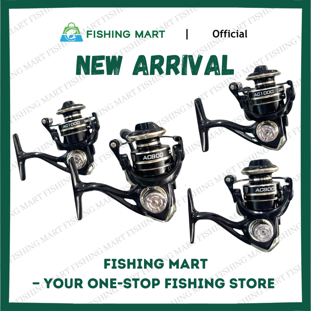 [Paling Murah & Popular] DEUKIO AC 800 // 1000 (Mini UL REEL) | Shopee ...
