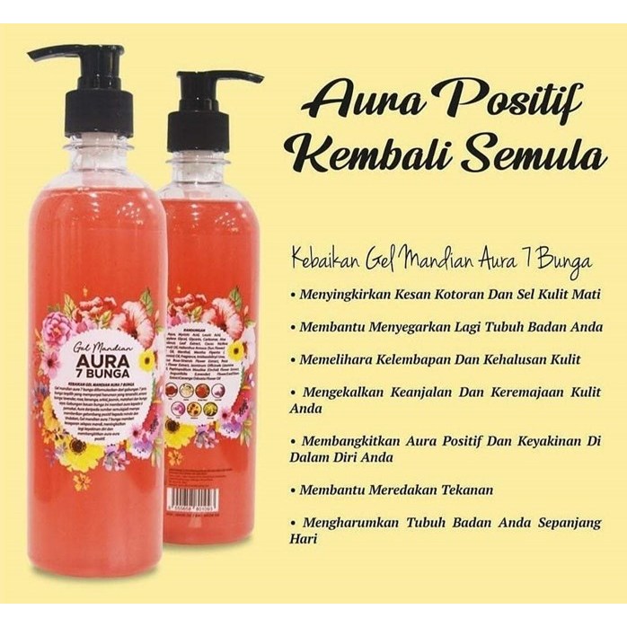 DHERBS GEL MANDIAN AURA 7 BUNGA | Shopee Malaysia