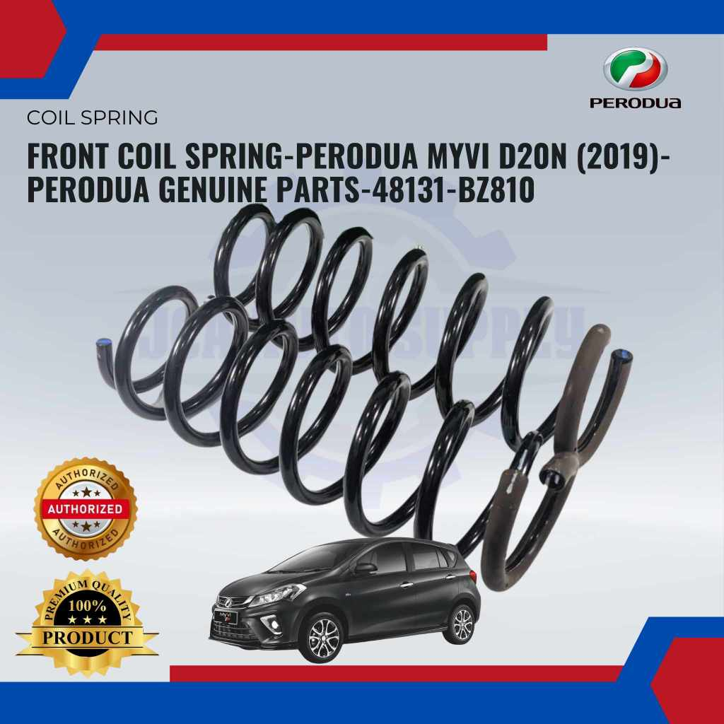 Perodua Myvi D20N Gen3 (Year 2017)-Front Coil Spring-Perodua-48131 ...